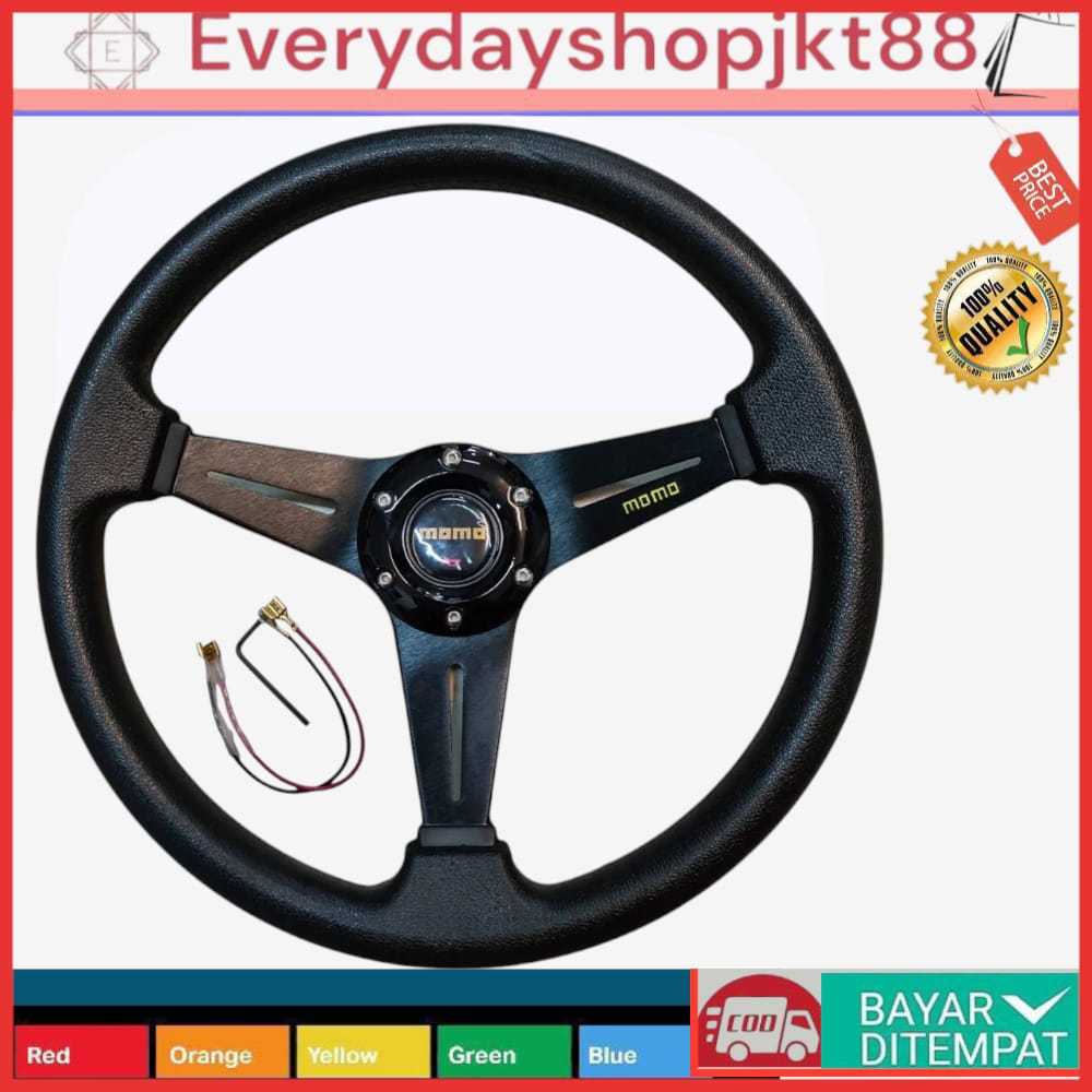 Jual Stir Momo steer momo racing 14 inch universal | Shopee Indonesia