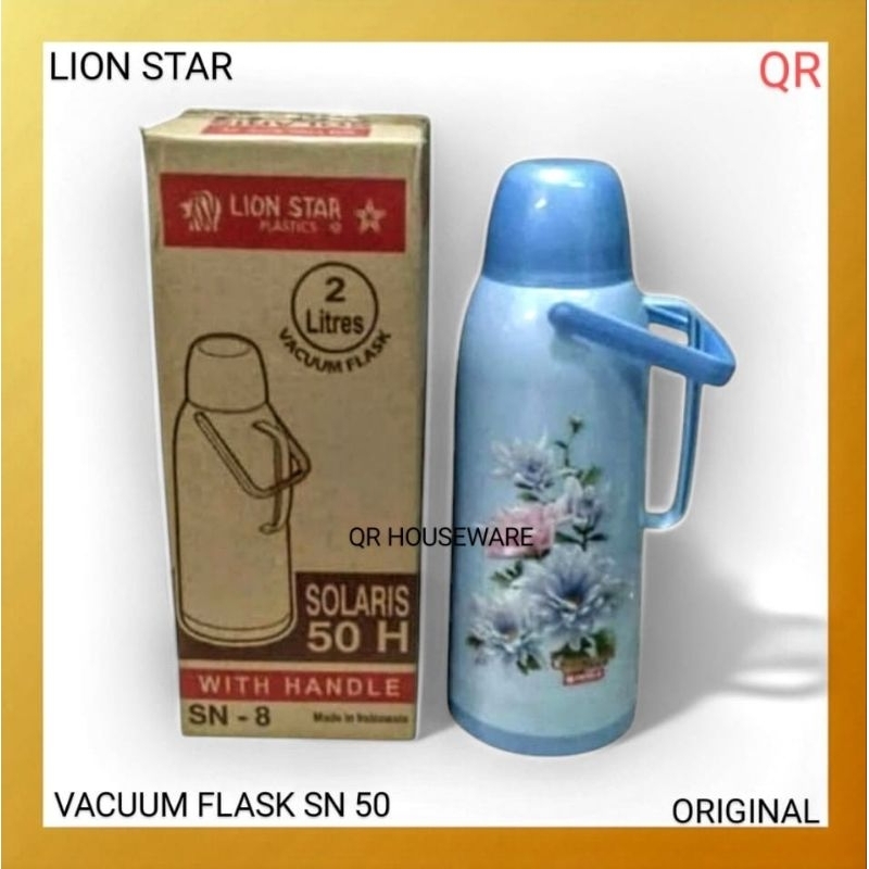 Jual Lion Star Termos Air Panas Solaris 2 Liter | Tabung Kaca Ori | SN 50 | Termos Jumbo ...