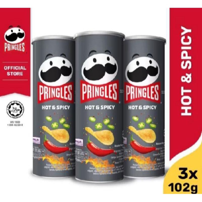 Jual Pringles potato chips/keripik kentang 102 gram | Shopee Indonesia