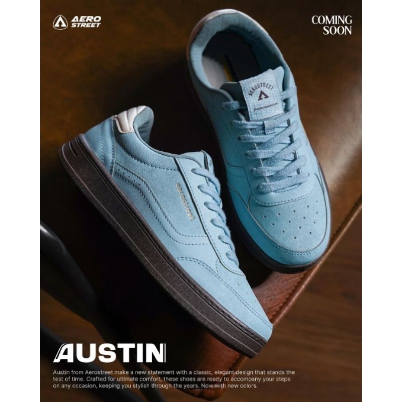 Jual Aerostreet Austin NEW COLOR (Blue, Maroon, Mustard) | Shopee Indonesia