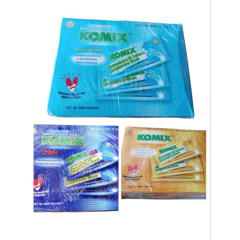 Jual Komix Sachet 1 Box | Shopee Indonesia