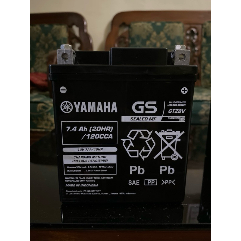 Jual Aki kering motor Vespa matic sprint, Primavera, R25, CBR250, KLX ...