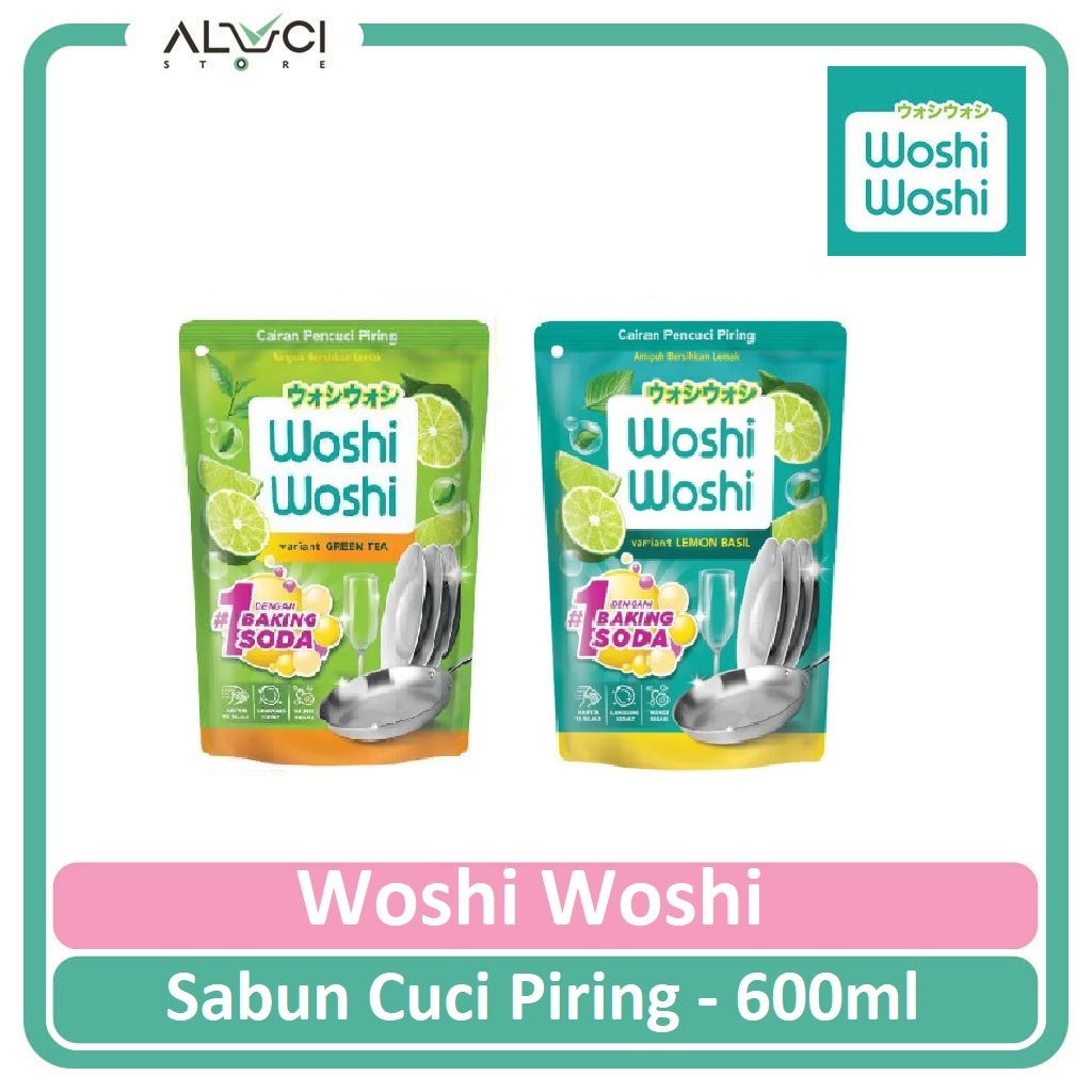 Jual Woshi Woshi Japan Power Clean Sabun Cuci Piring Refill 600ml ...