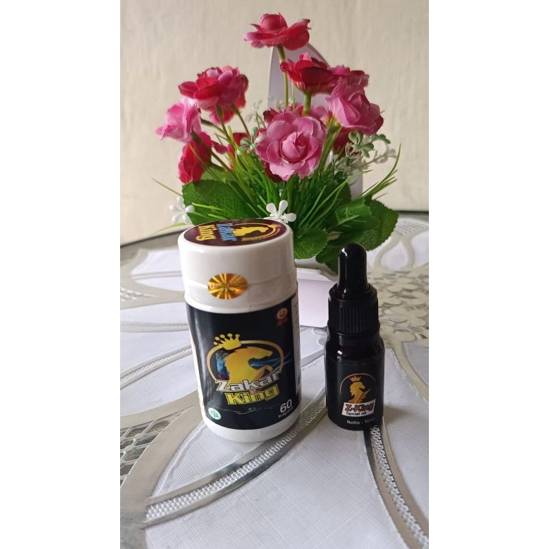 Jual ZAKAR KING 100% ORGINAL ISI 120 KAPSUL+OLES | Shopee Indonesia