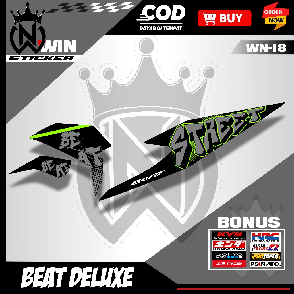 Jual Striping Stiker Beat Deluxe Street CBS Gen1 2020 2021 2022 2023 ...
