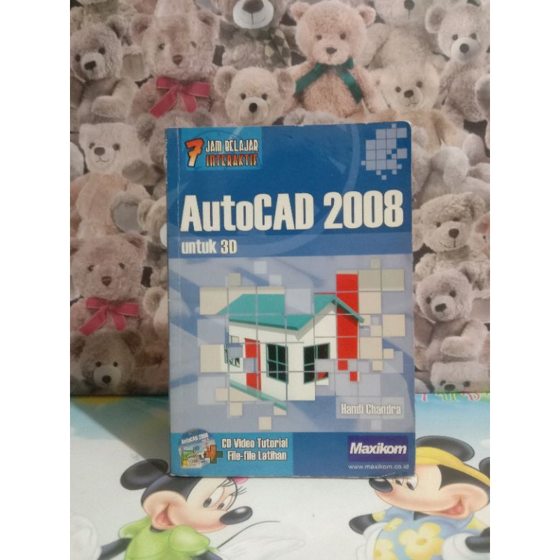 Jual BUKU 7 JAM BELAJAR INTERAKTIF AUTOCAD 2008 Untuk 3D - Original ...