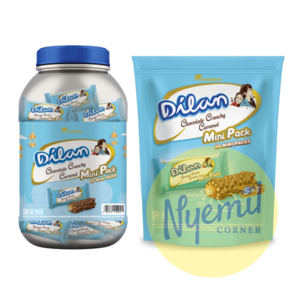 Jual DILAN MINI Choco Crunchy Caramel (25pcs) | Shopee Indonesia