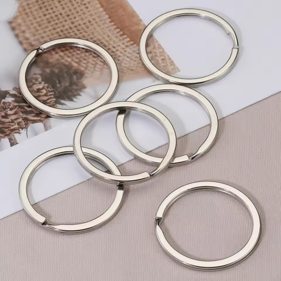 Jual [1 Pcs] Ring Besi Gepeng Gantungan Kunci 21mm 25mm 28mm Anti Karat ...