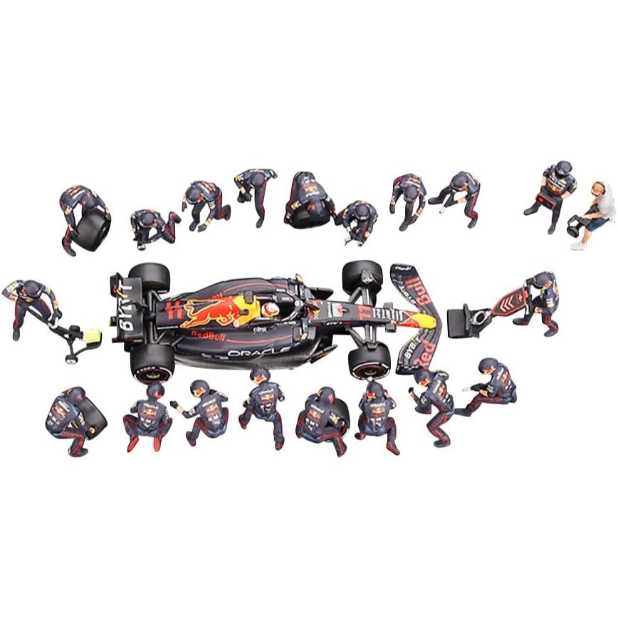 Jual Diecast F1 MiniGT 1:64 Oracle Red Bull Racing Pit Crew Set ...