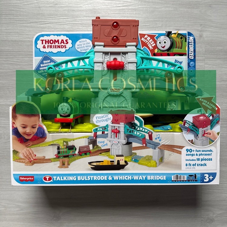 Jual NEW LOOK Thomas & Friends Talking Bulstrode & Which-Way Bridge Toy ...