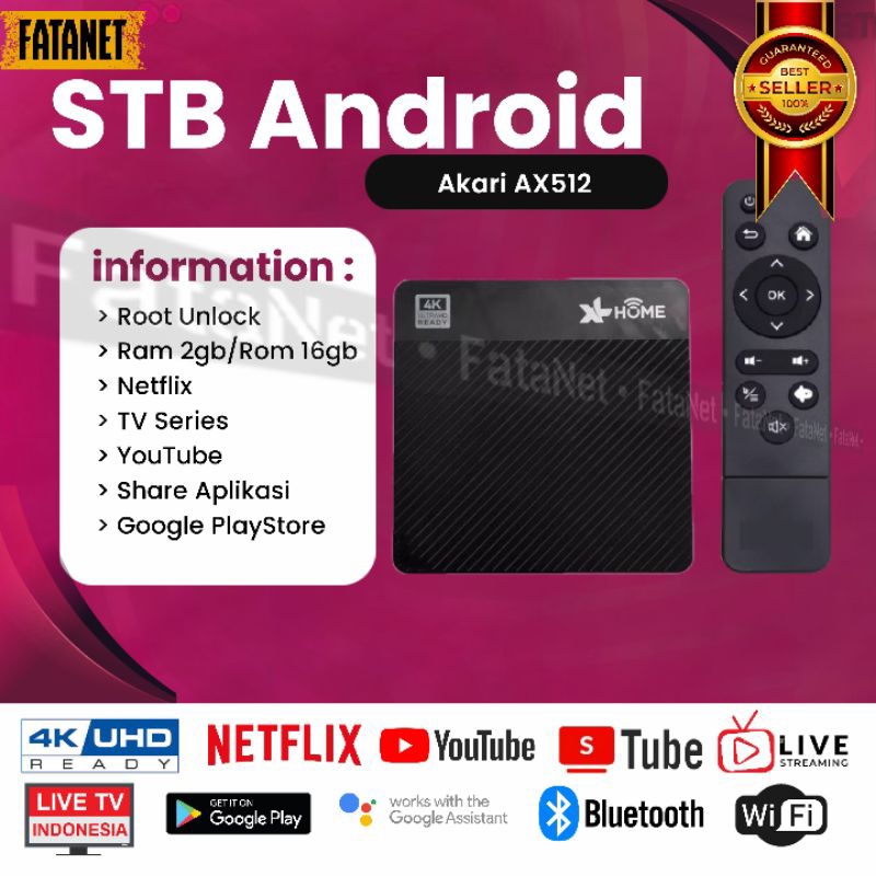 Jual STB AX512 Android 10 RAM 2/16GB UNLOCK/ROOT Fullset | Shopee Indonesia