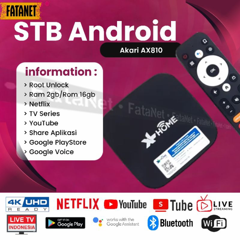 Jual STB AX810 Android OS11 RAM 2/16GB UNLOCK/ROOT Remote Voice 90% Fullset | Shopee Indonesia
