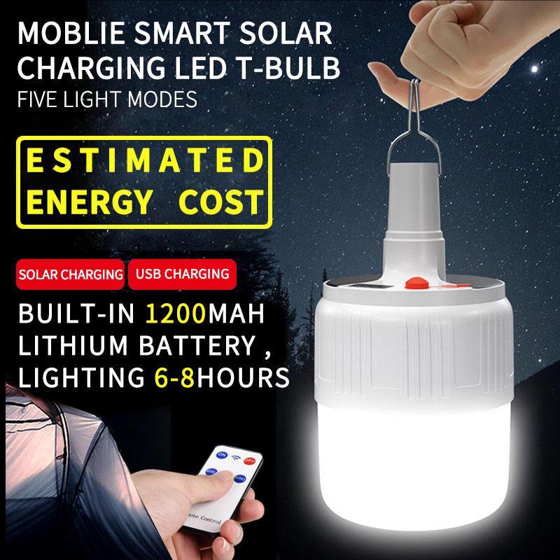 Jual Lampu Bolam LED Solar Portabel yang Dapat Diisi Ulang untuk ...