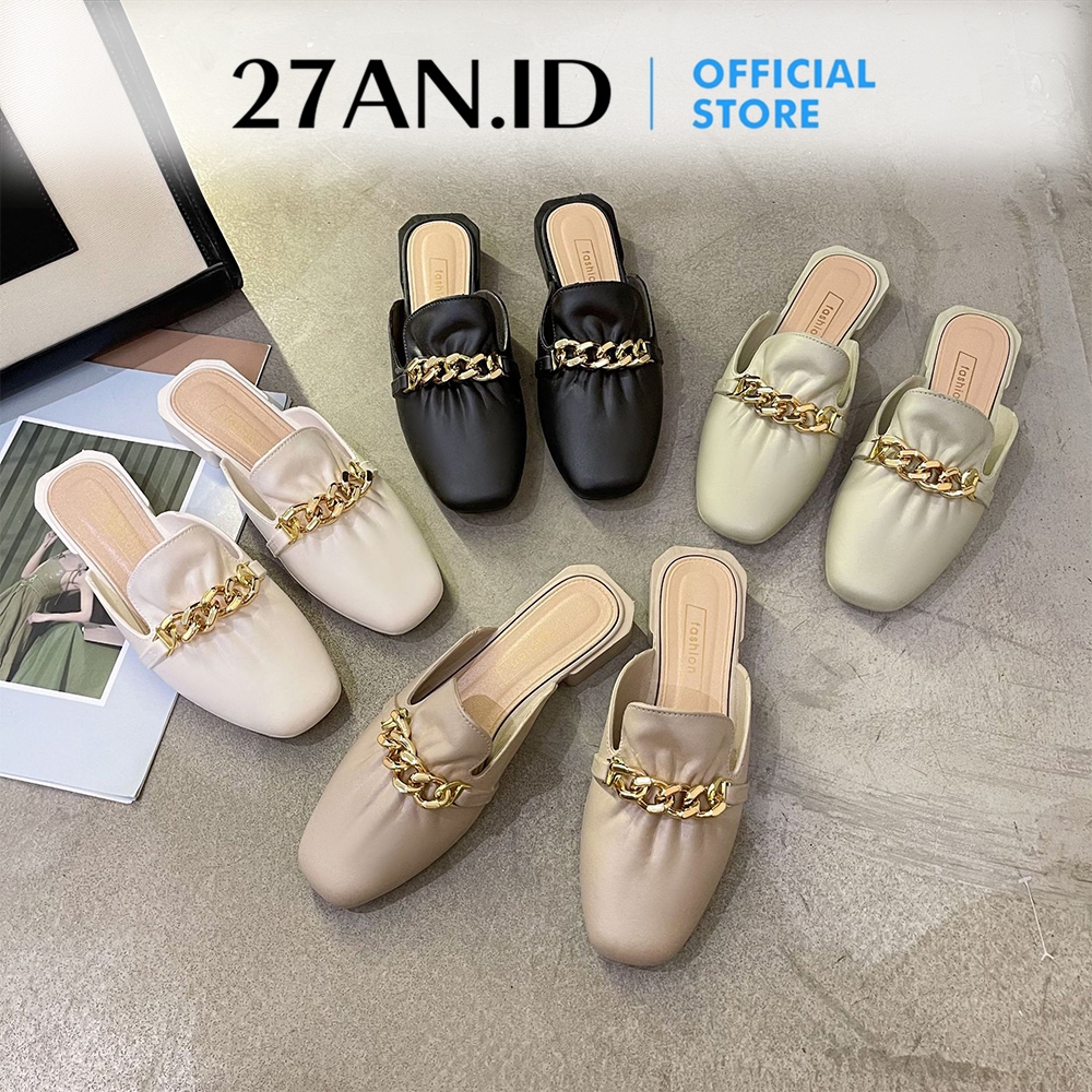 Jual ( 27AN.ID ) Sepatu Slop Flat Karet Jelly Wanita SP28 Sepatu Sandal ...