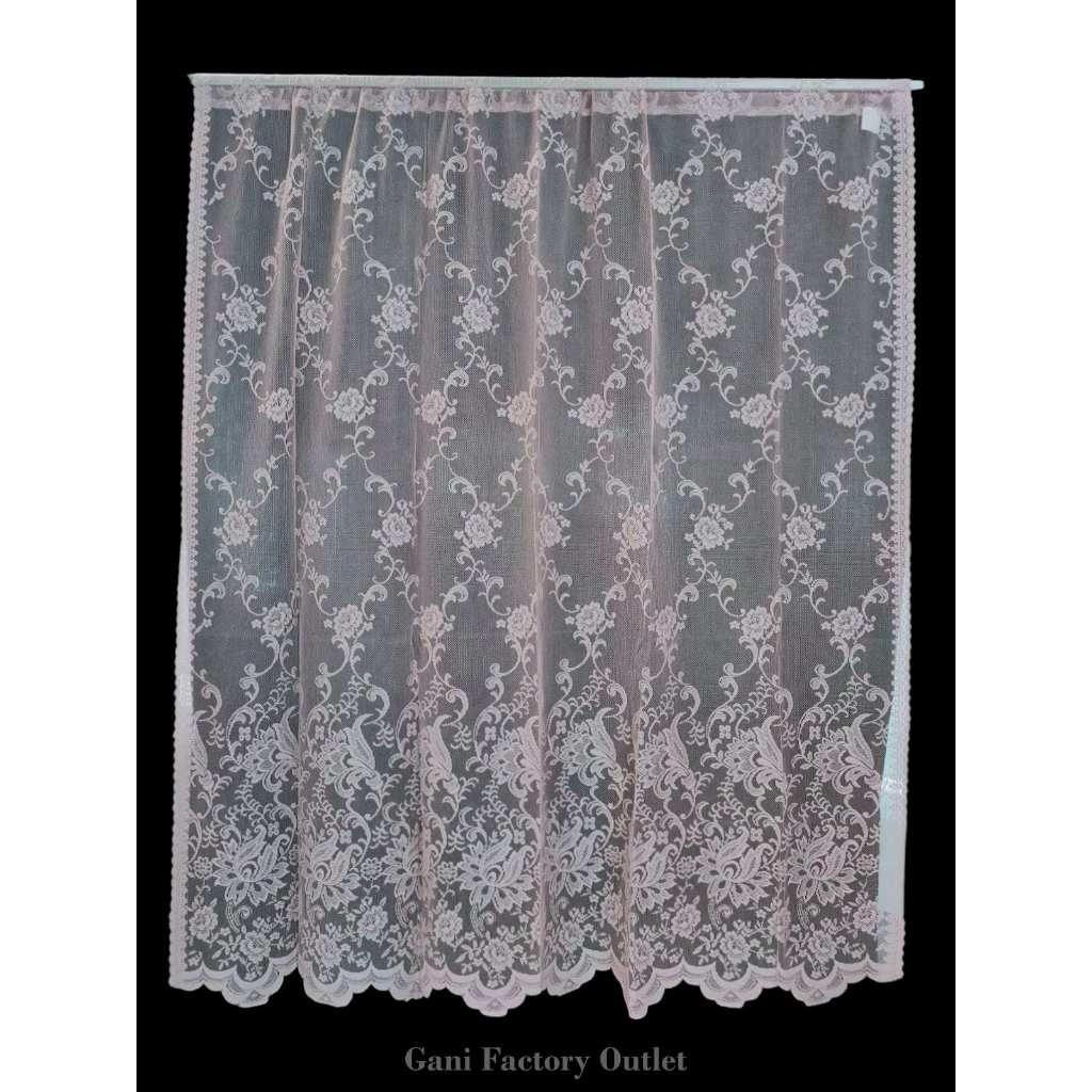 Jual Vitrage Jadi Tiffany Motif Bunga Tulip Berbagai Ukuran Bahan Kain ...