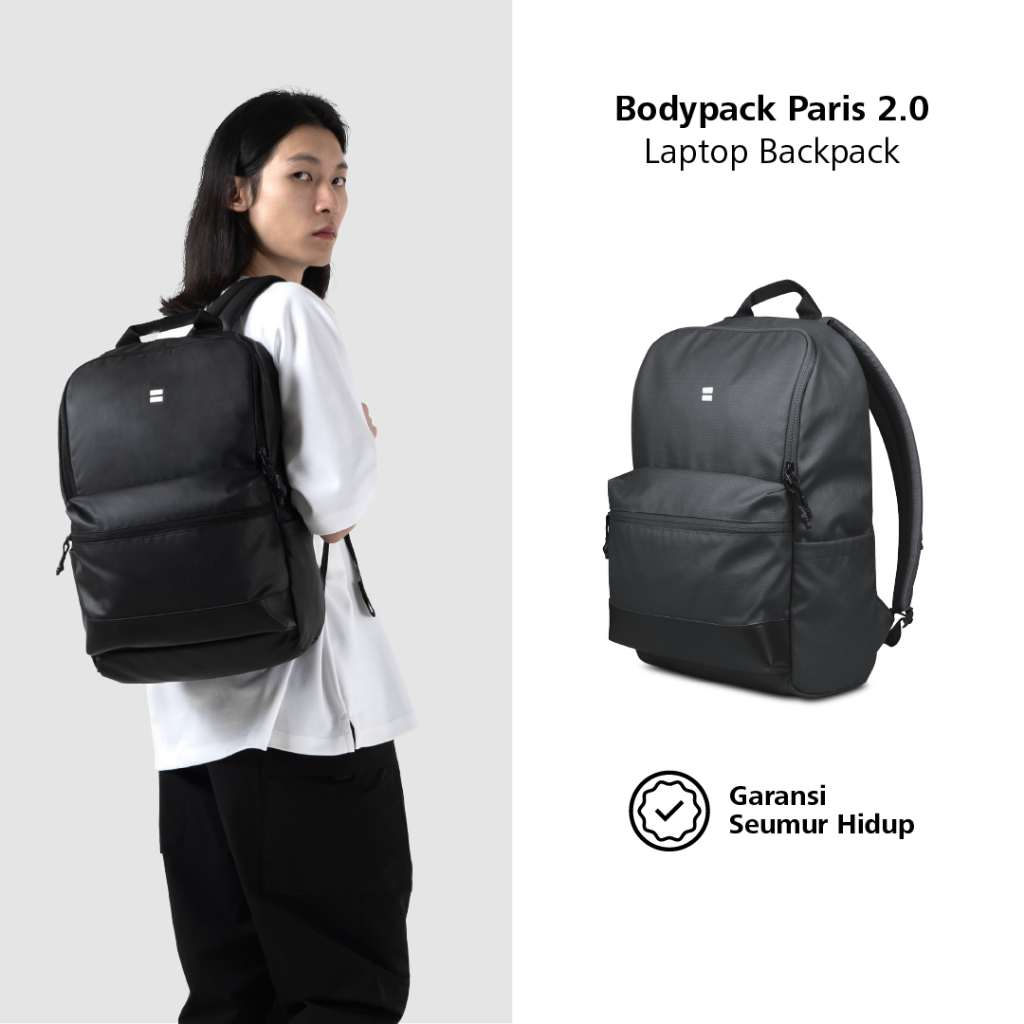 Jual Bodypack Paris 2.0 Laptop Backpack 14 Inch Tas Ransel Kerja Kuliah ...