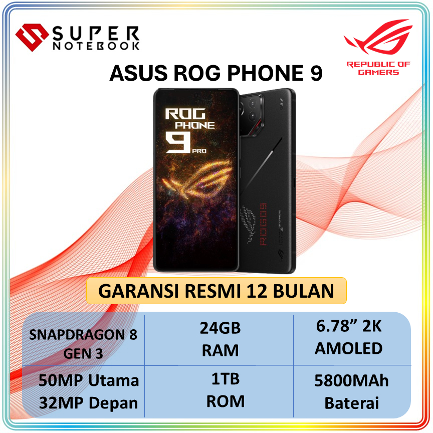 Jual Asus ROG Phone 9 Pro 5G 24/1TB 16/512GB - ROG Phone 9 Garansi ...