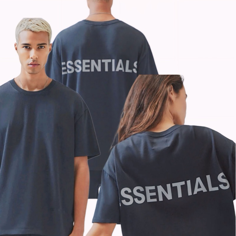 Jual T-shirt Essentials Black Reflective | Shopee Indonesia