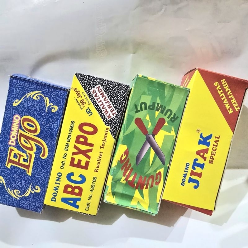 Jual 1 Box Kartu Domino gunting rumput / Jitak Special / Ego / ABC Expo ...
