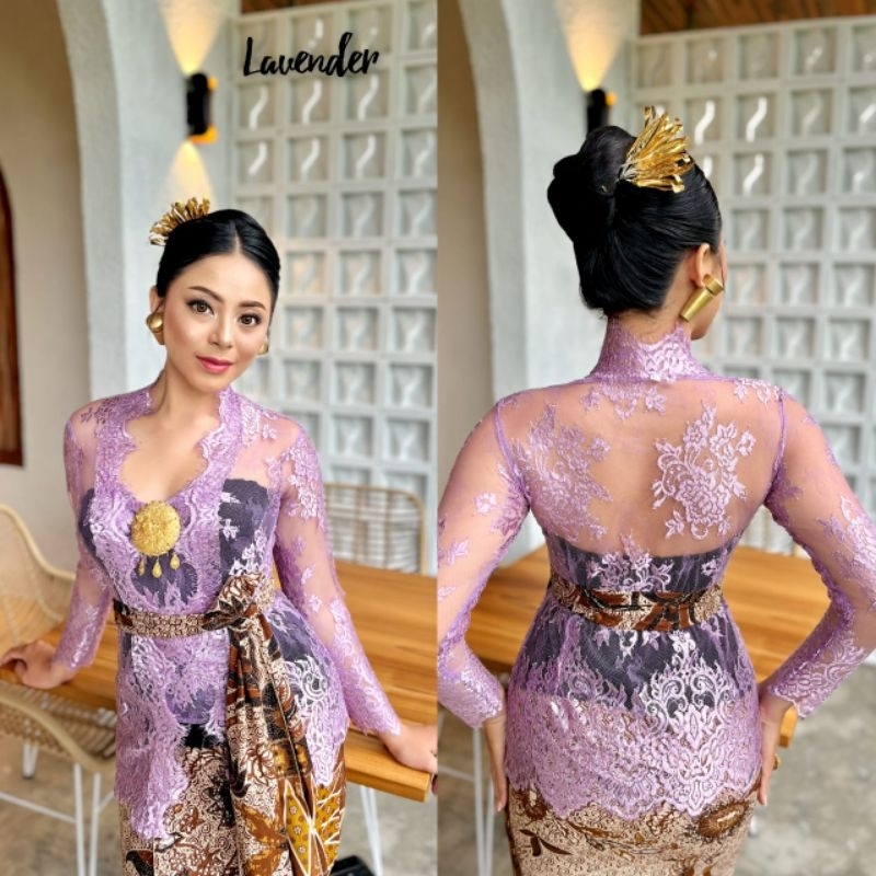 Jual kebaya jadi brokat wanita atasan tradisional setelan kamen bisana ...