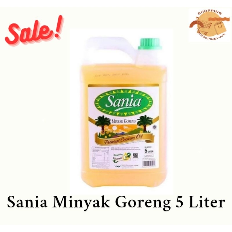 Jual Sania Minyak Goreng Premium 5 Liter | Shopee Indonesia