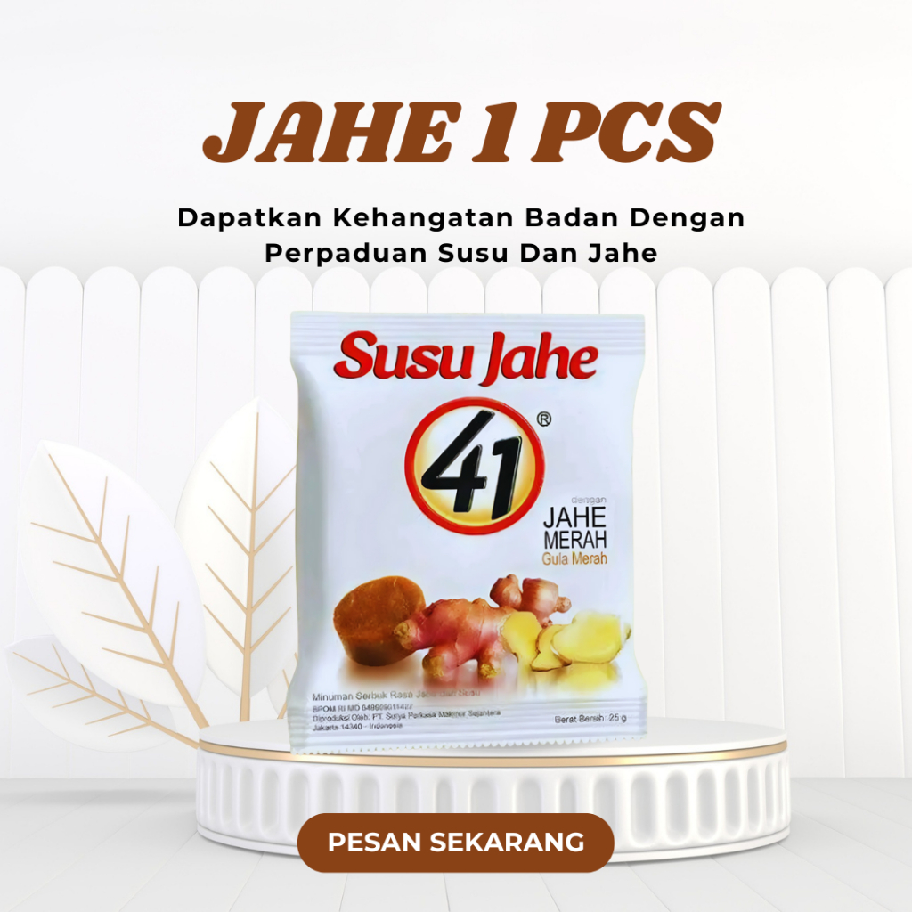 Jual Jahe 41 | 1 Sachet | Original | BPOM - Kesatrian Store | Shopee ...