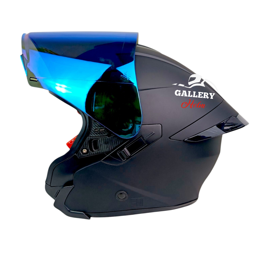 Jual Ink Terra 2 Black Doff | Helm Ink Tera 2 Paket Ganteng Double ...