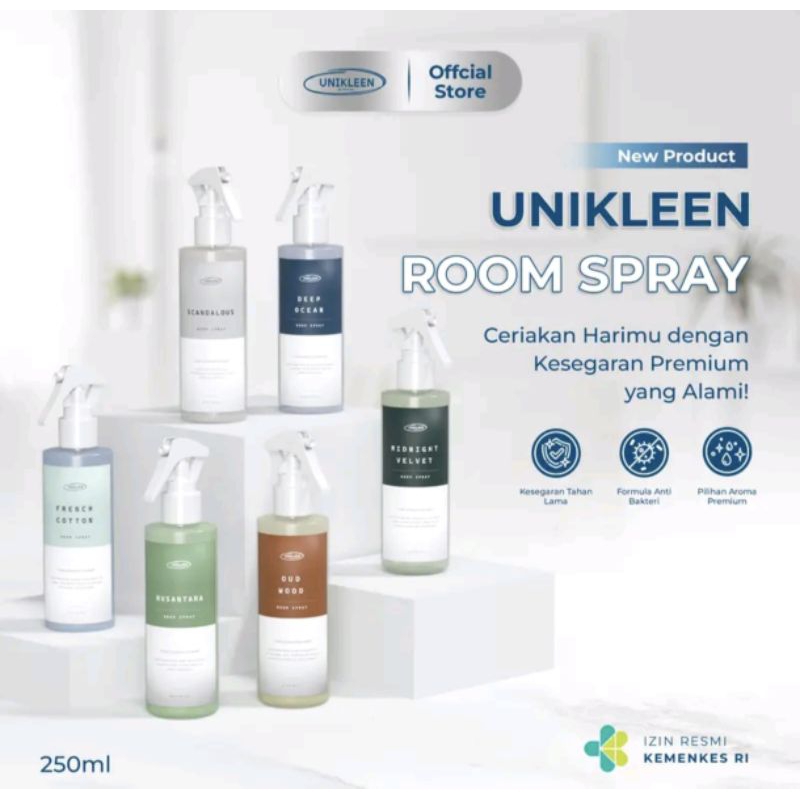 Jual UNIKLEEN - PENGHARUM RUANGAN 250ml | Spray Semprotan Pewangi ...
