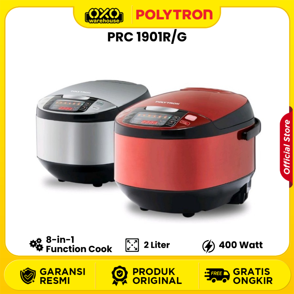 Jual POLYTRON Magic Com PRC1901 2 Liter TIARA POT Rice Cooker Penanak ...