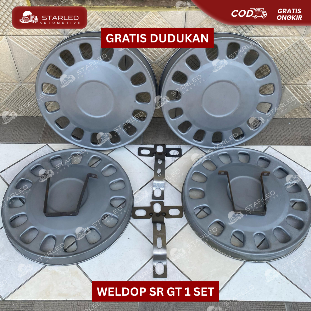 Jual (2 biji) Weldop Wildop Wheldop Besi SR New Ring 15 dan Ring 16 ...