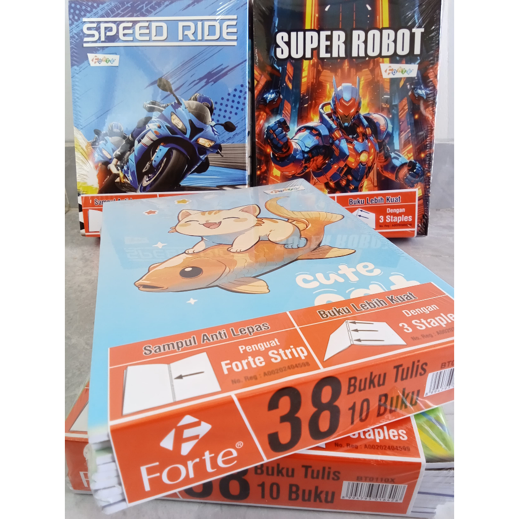 Jual BUKU TULIS FORTE 38 LEMBAR (1 PACK SI 10 PCS) | Shopee Indonesia
