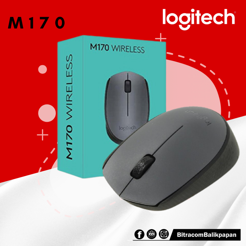 Jual Mouse Wireless Logitech - M170 - Mouse Wireless | Shopee Indonesia