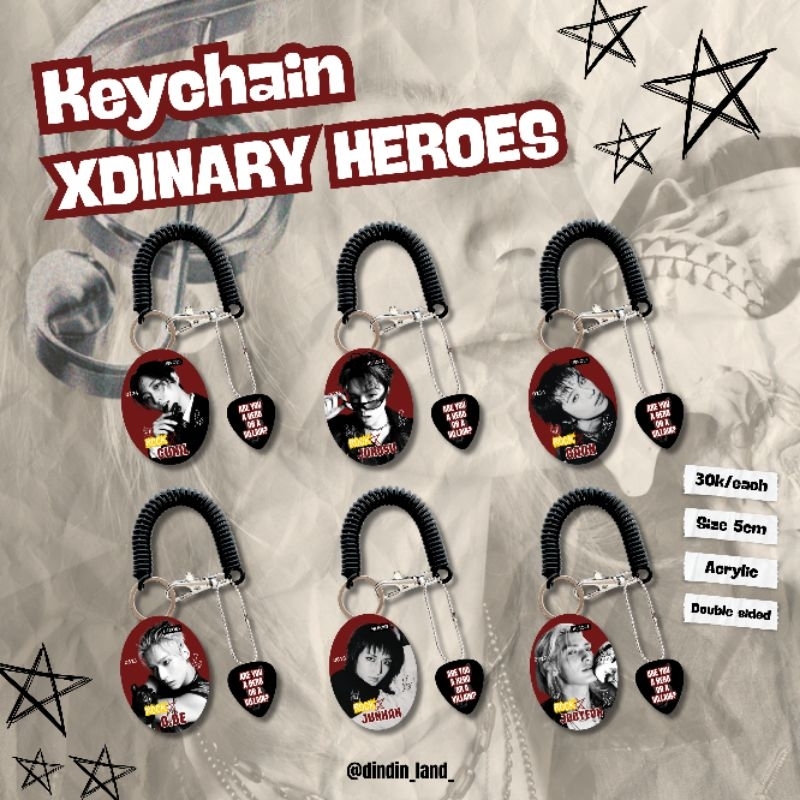 Jual Keychain Acrylic XDINARY HEROES | Shopee Indonesia