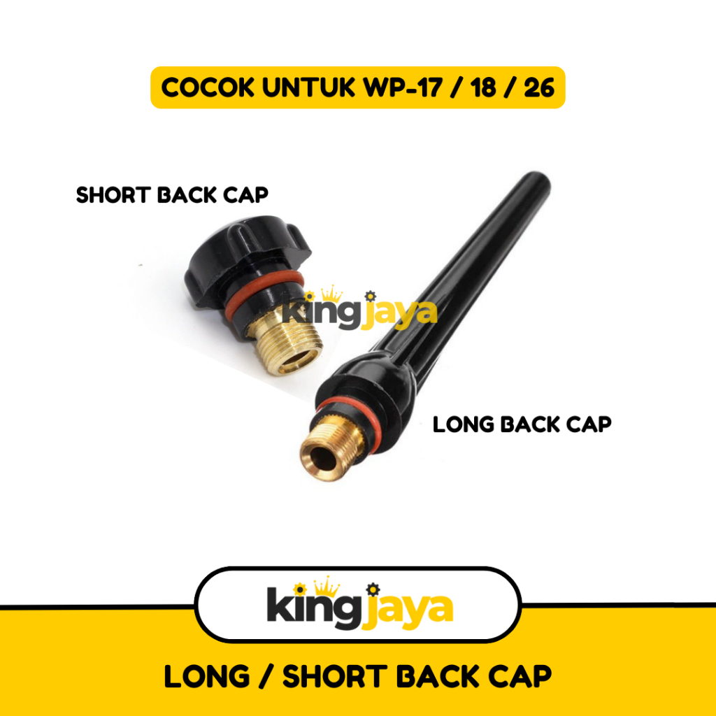 Jual Back Cap Long TIG / Back Cap Short Argon Alat Las TIG WP17 WP18 ...