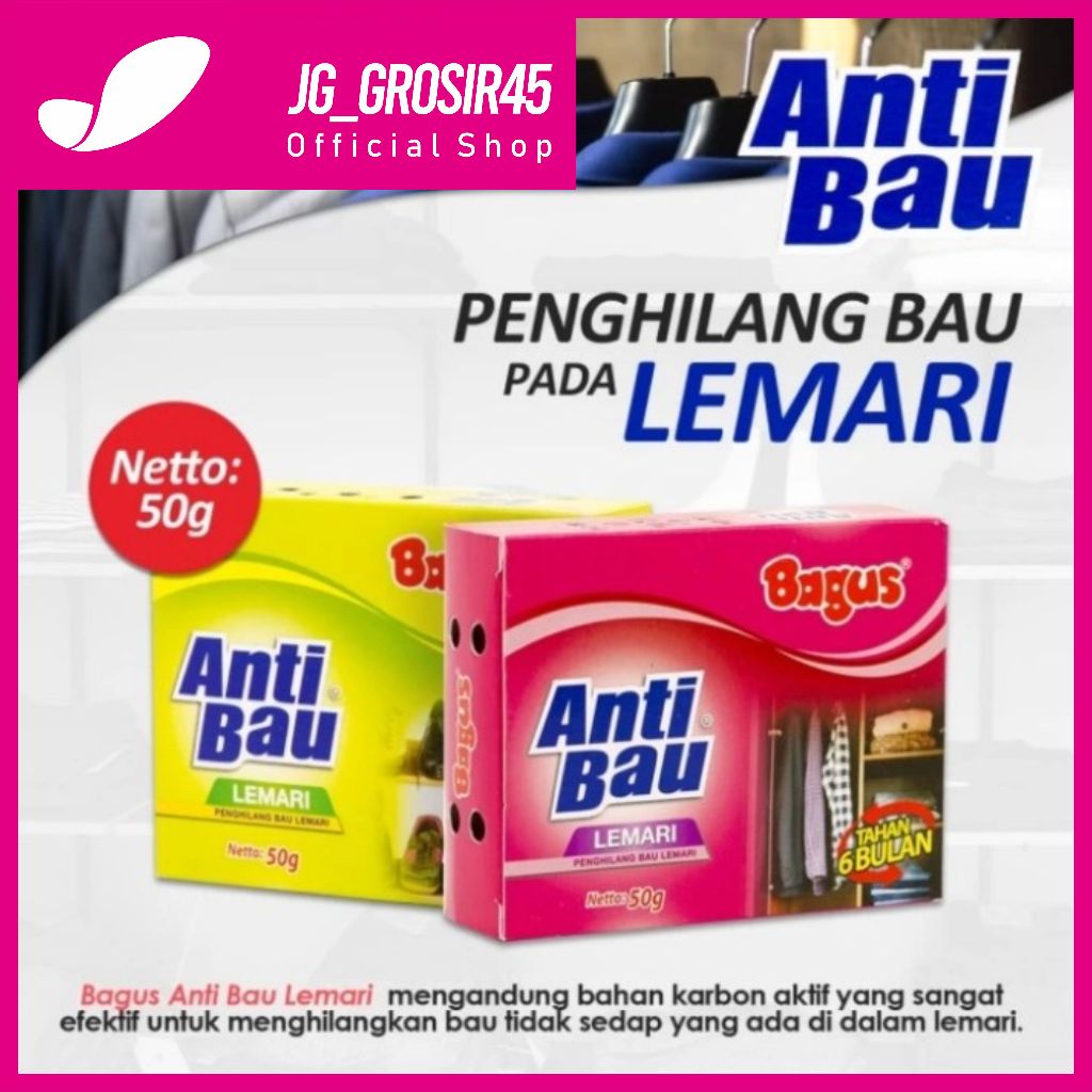 Jual bagus anti bau lemari 50 gr - penghilang / penyerap bau lemari ...