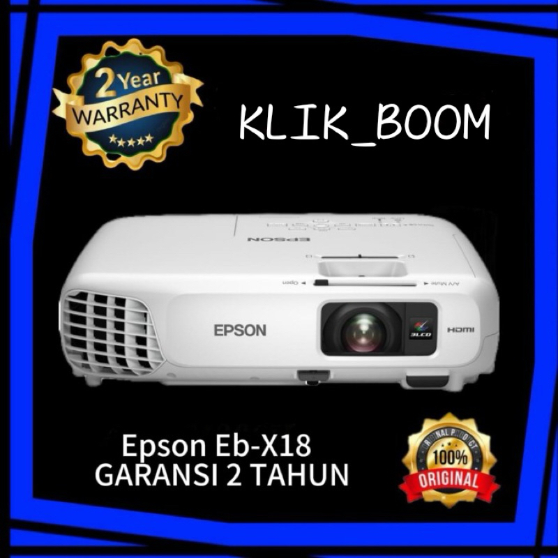 Jual Proyektor Epson EB-X18 3000 Lumens / Epson X18 / Epson EB X18 ...