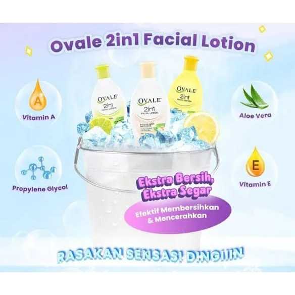 Jual Ovale Facial Lotion Perfect Luminous 100ml Twin Pack 1pcs | Shopee ...