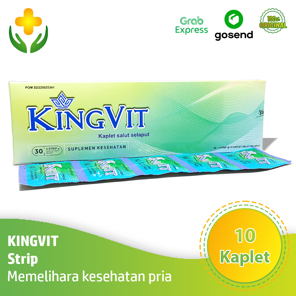 Jual Kingvit Promil Strip Isi 10 Kaplet - Suplemen Kesehatan dan ...