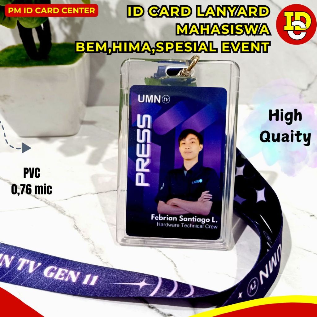 Jual ID Card Name Tag KTM KKN OSPEK HIMA BEM Event Mahasiswa plus ...