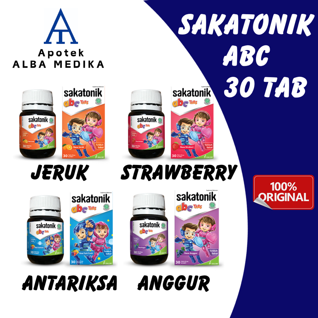 Jual Sakatonik ABC | Multivitamin Anak | Vitamin Sakatonik ABC 30 Tab ...