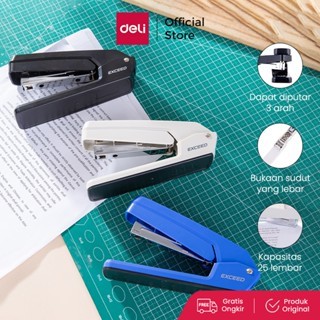 Jual Deli Stapler dapat Diputar 3 Arah 25 Lembar, 24/6 dan 26/6 ...