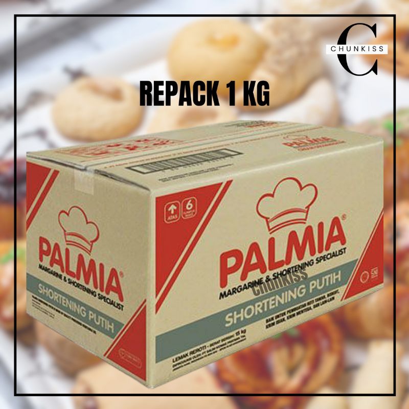 Jual 1 KG - PALMIA SHORTENING PUTIH MARGARIN TAWAR - KEMASAN REPACK ...