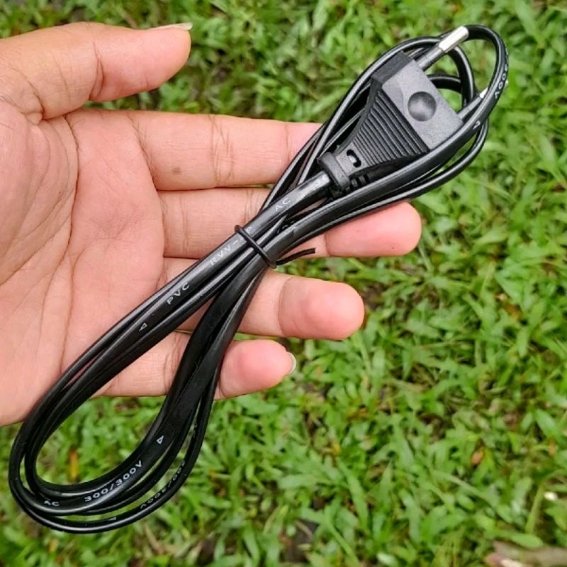 Jual Kabel AC Power Listrik Colokan Jack Angka 8 Adaptor Printer Tape Lampu - Lurus Standar ...