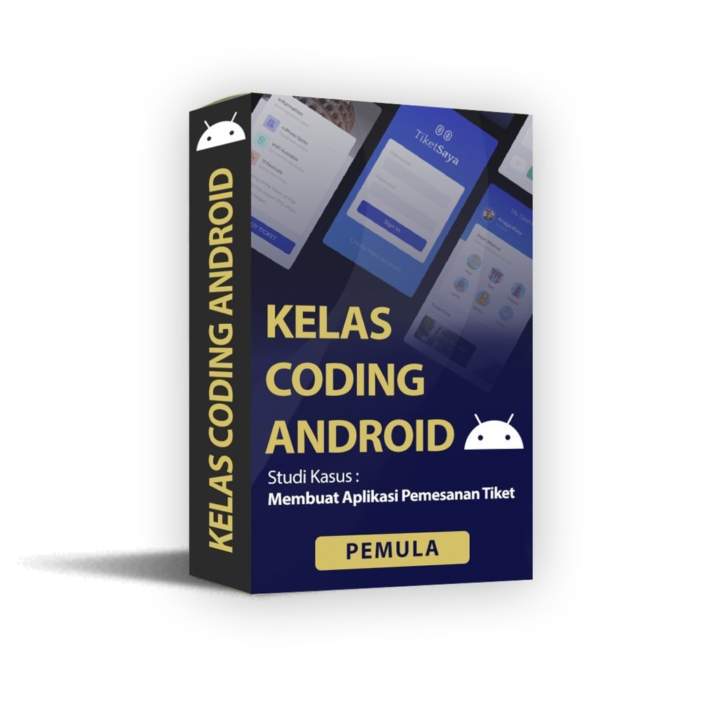 Jual Kelas Coding Android - Studi Kasus Aplikasi Pemesanan Tiket | Shopee Indonesia