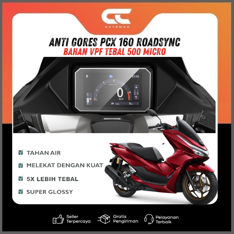 Jual STICKER ANTIGORES SPEEDOMETER PCX 160 2025 ROADSYNC BAHAN VPF 500 ...