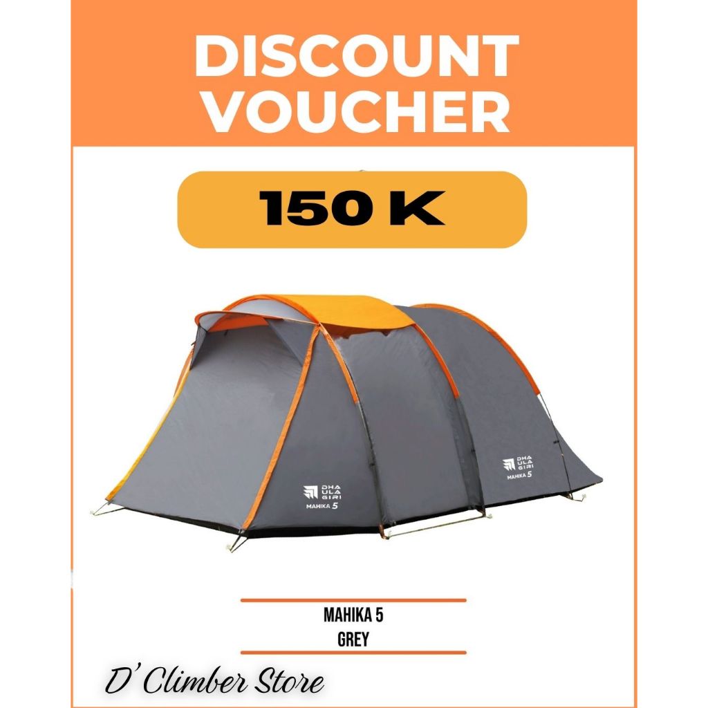 Jual DHAULAGIRI MAHIKA 5 TENT / TENDA CAMPING DAN HIKING KAP 5 ORANG ...