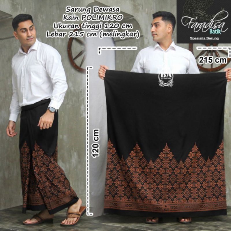 Jual SARUNG BATIK POLYMICRO, Lebar 215cm, Tinggi 120cm | Shopee Indonesia