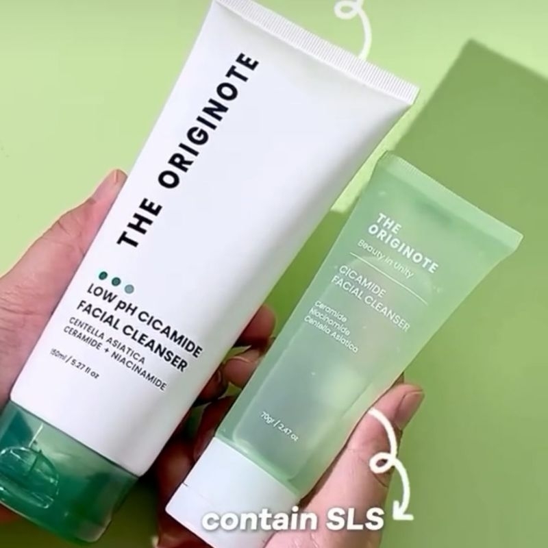 Jual (Original) THE ORIGINOTE Facial Cleanser Low Ph Cicamide Ceramide ...