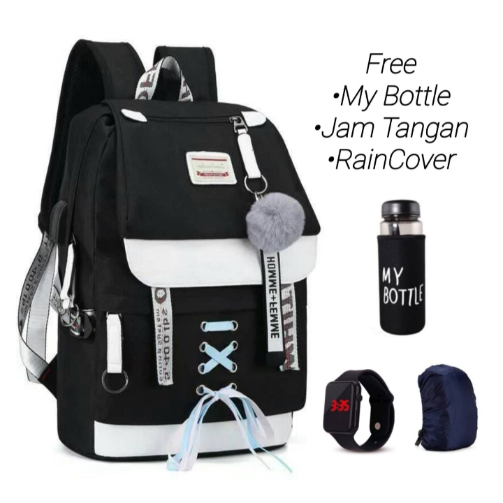 Jual Tas Ransel Laki Laki Perempuan Sekolah SD SMP SMA - Kapasitas Besar Tas Anak Model Terbaru ...