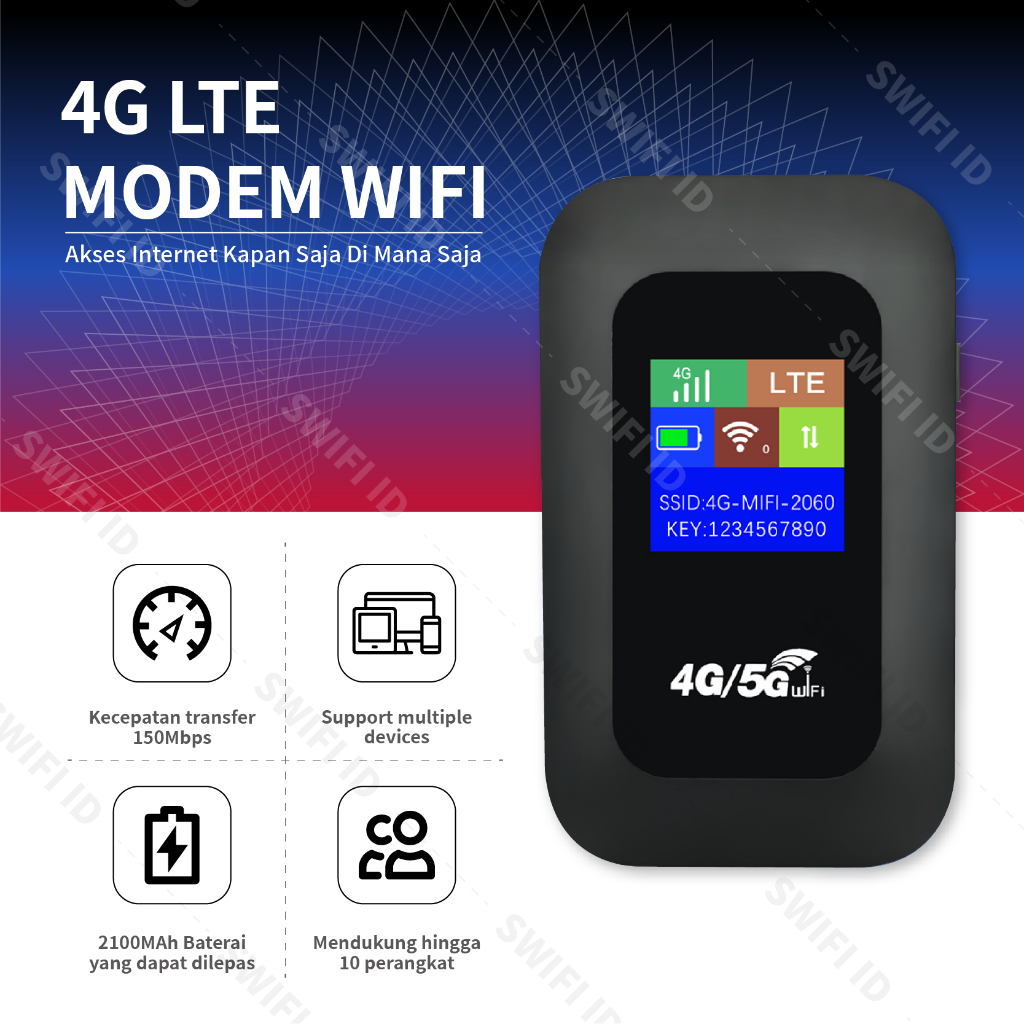 Jual Semua Operator 150Mbps Mobile Broadband WiFi Wireless Router 4G ...